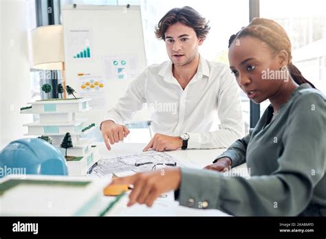 Office Building Engineering And Global Architecture Team Coworking In