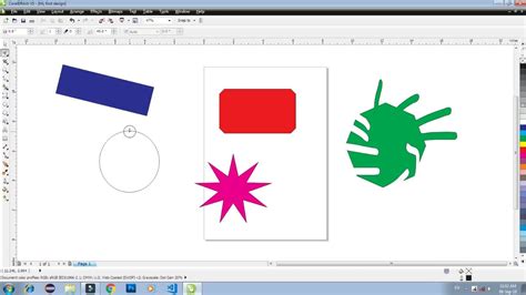 Corel Draw Tools Step By Step Part 1 How To Use Corel Draw Tools In