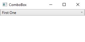 C WPF ComboBox Control BeginCodingNow