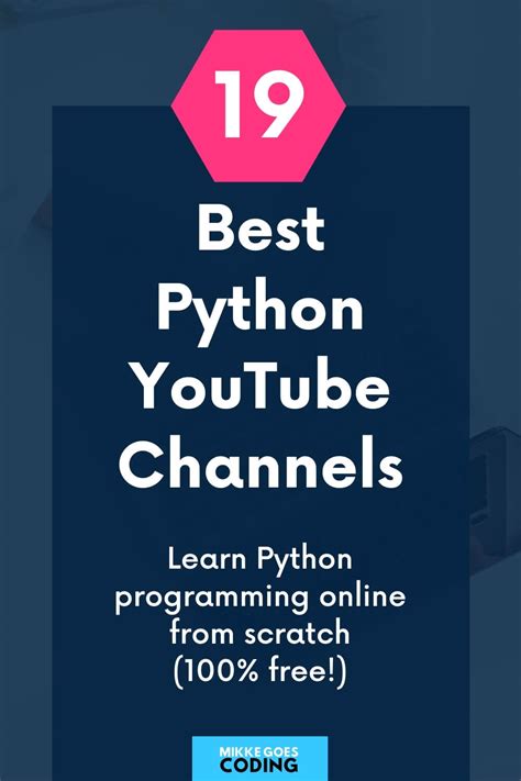 Best Youtube Channels To Learn Python For Beginners In