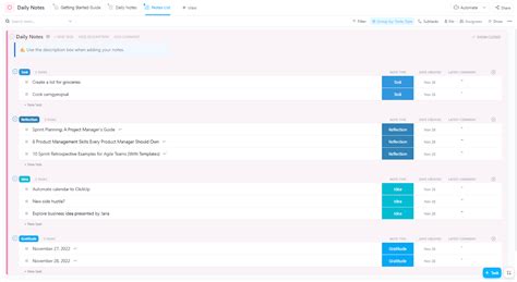 How To Color Code Your Notes Clickup