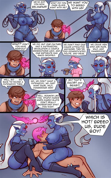 Dark Elf Dilemma By Markydaysaid Hentai Foundry