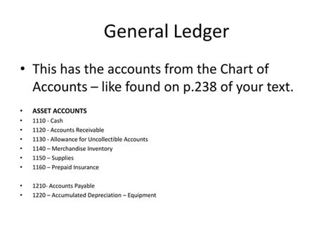 General And Subsidiary Ledgers Pptx
