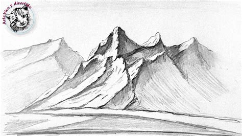 Como dibujar desde Cero 2 Como Dibujar Montañas Realistas Paso a Paso