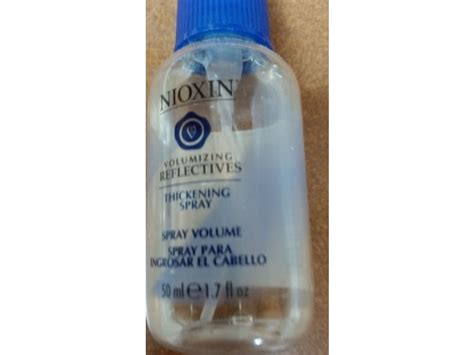 Nioxin Volumizing Reflectives Thickening Spray, 1.7 fl oz/50 mL ...