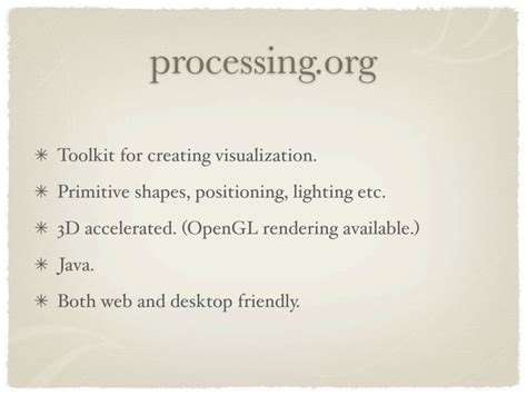 Writing D Applications Using Ruby Processing Ppt