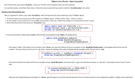 solved summary create exception classes for two projects 1