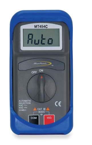 Blue Point Mt454c Automatic Digital Multimeter 4000 Count