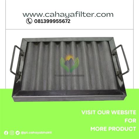 Jual Activated Carbon Fiber Pleated Panel Filter Ahu System Oleh Pt