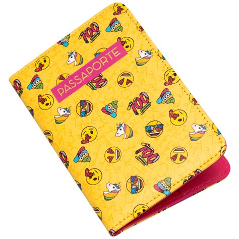 Capa De Passaporte Emoji® By Britto® Ys27227 Yins Brasil