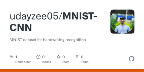 Github Udayzee05mnist Cnn Mnist Dataset For Handwriting Recognition