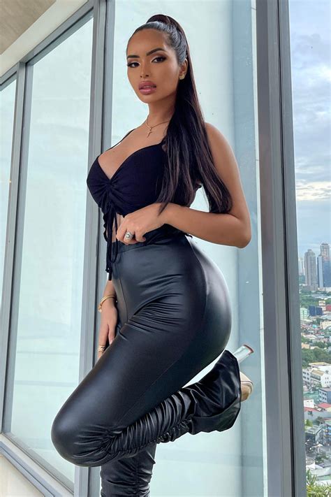 Serves You Tight Faux Leather Stacked Legging Black Fashion Nova