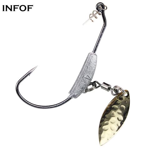 Jig Hook Swim Blade Jighead 45g 55g 72g Lead Jig Head Hooks Weighted