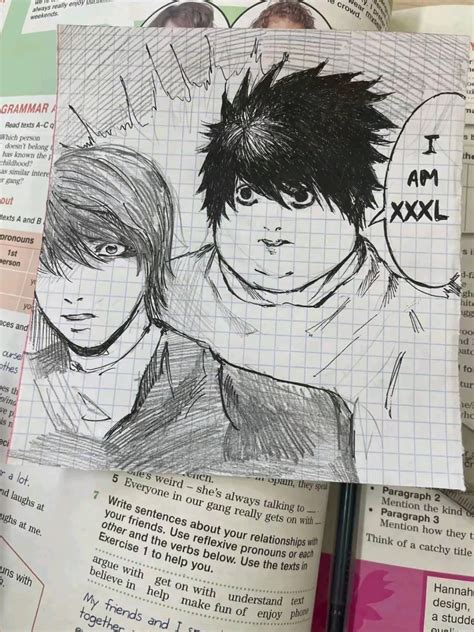 I Am Xxxl L From Death Note Declares Himself As Xxxl While Standing