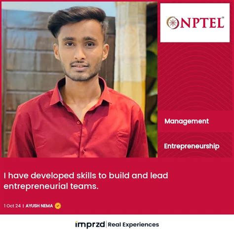 ayush nema on linkedin nptel