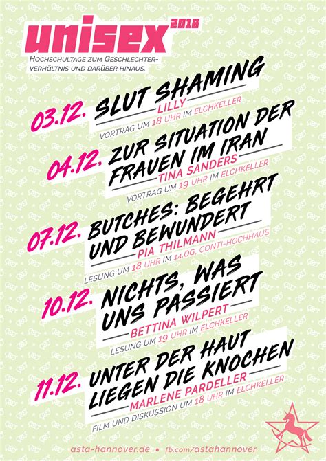 Unisex Hochschultage Asta Uni Hannover