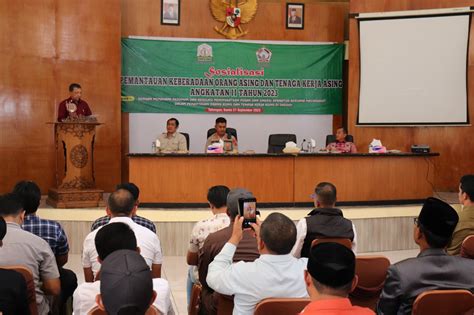 Pemantauan Keberadaan Orang Asing Dan Tenaga Kerja Asing Angkatan Ii