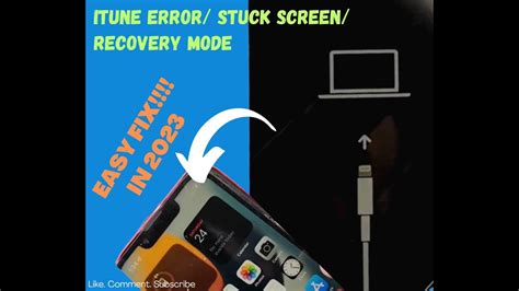 Easy Fix Iphone Stuck On Connect To Itune I Restore Screen I Recovery Mode Iphone 2023 Youtube