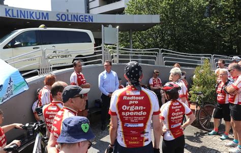 Radtour Pro Organspende Machte Station Am Klinikum Das SolingenMagazin