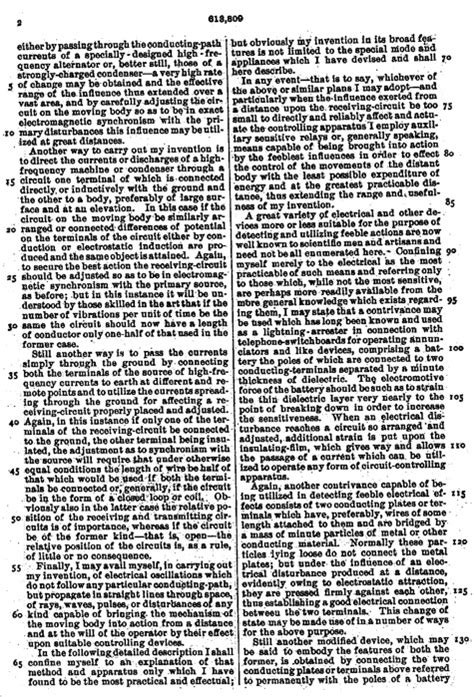 Nikola Tesla Method Of And Apparatus For Controlling Mechanism Of