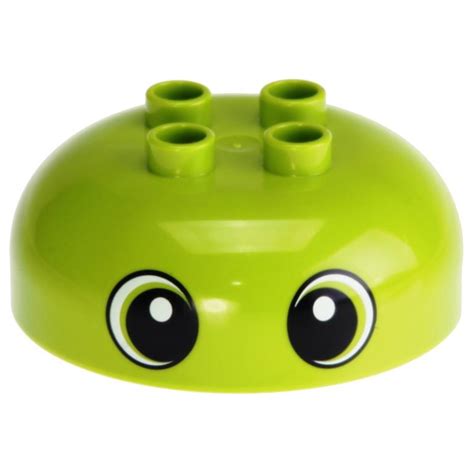 Lego Duplo Brick Round 4 X 4 Dome 98220pb10 Decotoys