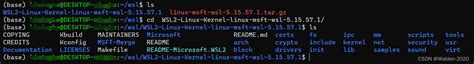wsl2编译内核并更改替换内核版本 linux msft wsl 5 15 123 1 linux msft wsl 6 1 21 2 csdn博客