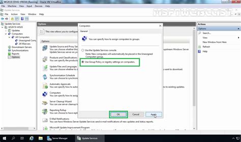 Configure Client Side Targeting In Wsus Server 2019