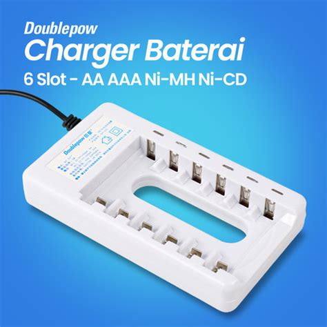 Jual Doublepow Baterai Charger Aa Aaa Slot Usb Batre Cas A A Jakarta Timur Drabun