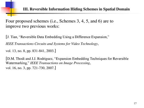 Reversible Information Hiding Techniques For Digital Ppt Download
