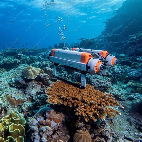 Underwater Drones Plant Coral Reefs In The Ocean Combining Robotics With Marine Conservation