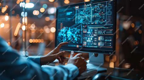 A Cybersecurity Expert Examines Complex Data Visualizations On Multiple