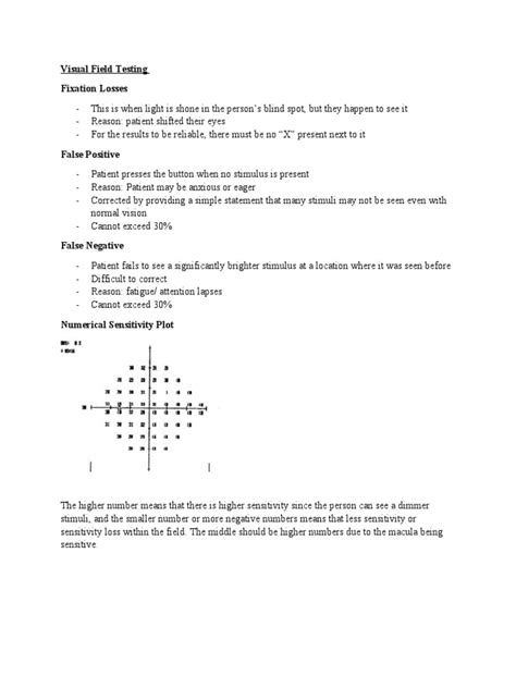 Visual Field Testing Pdf Retina Vision