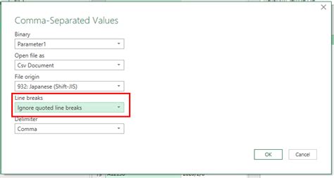 [solved] importing csv with line breaks in excel powerquery 実践で使う