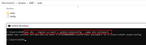 AWS Comando Para Generar Archivo Kubeconfig De EKS ArquitecturaIBM