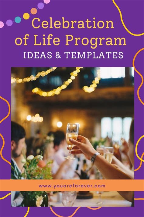 Celebration Of Life Program Ideas Examples To Use Artofit