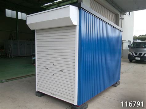 物置 シャッター 付き コンテナ コンテナ倉庫 収納 バイクガレージ 断熱材 物入れ スーパーハウス 工具DIY用品