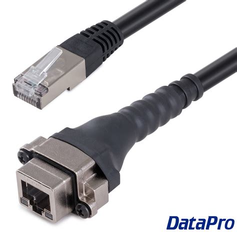 Ip67 Waterproof Panel Mount Ethernet Cat6 Female Male Extension Cable Datapro