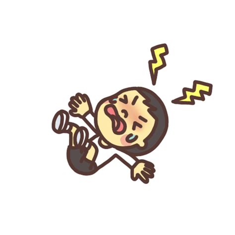 【癇癪】床に寝そべり手足をジタバタさせて暴れる子どものイラスト かわいい子どものイラスト素材（無料） 【イラストバンク 本店】