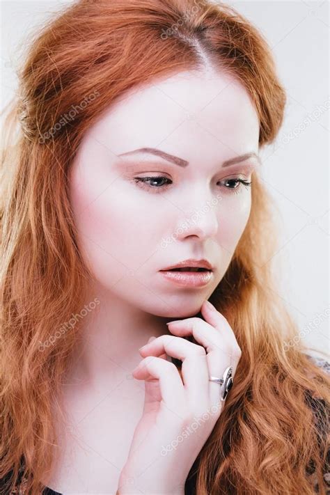 Sensual Redhead Girl Stock Photo Honored