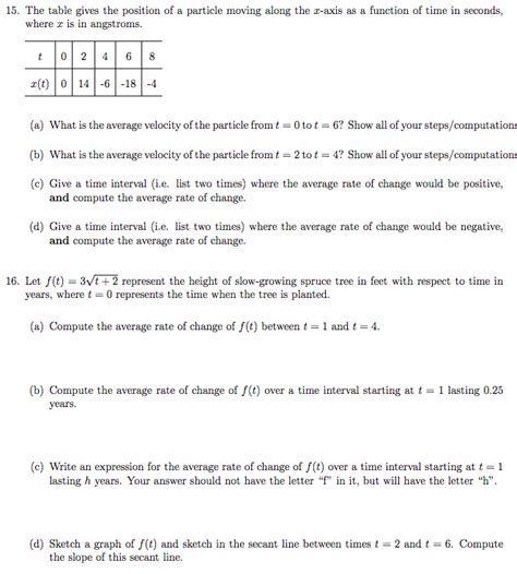 Solved Compute The Following Limits ALGEBRAICALLY And Be Chegg