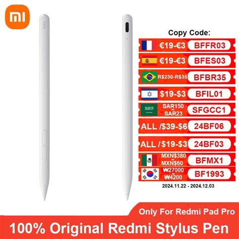 Оригинальный стилус Redmi для Redmi Pad Pro | AliExpress