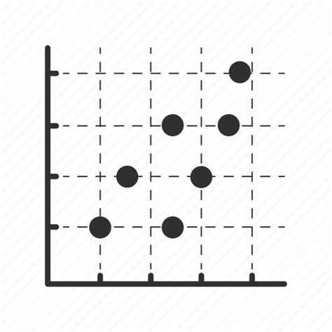 Correlation Graph Marketing Scatterplot Graph Icon