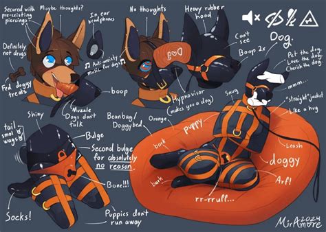 Rule 34 Armbinder Black Latex Blindfolded Bone Dildo Gag Furry Furry
