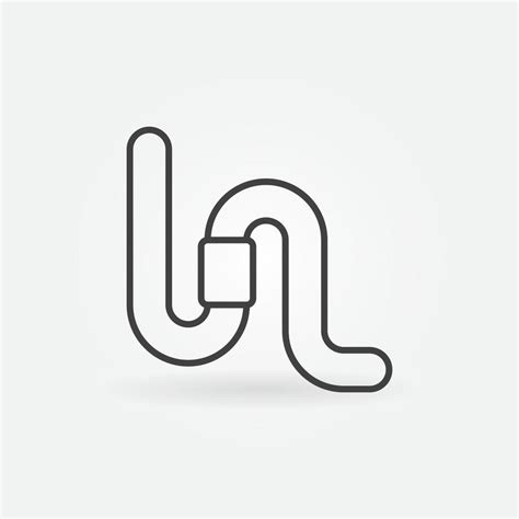 Worm Vector Concept Line Icon Earthworm Linear Sign 15771441 Vector