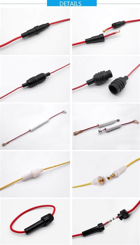 China Customized Panel Inline Glass Ceramic 3ag Cartridge Fuse Holder