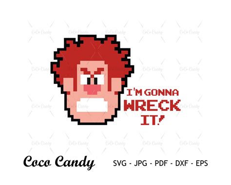 Im Gonna Wreck It Svg Vanellope Svg Wreck It Ralph Svg Quote Svg