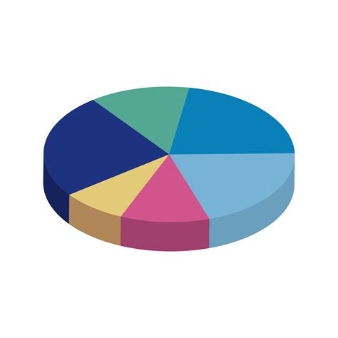 Circular Statistical Graph Isolated Icon 4309801 Vector Art At Vecteezy