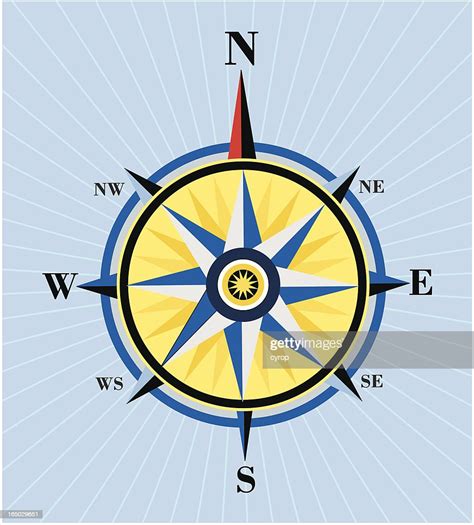 Map Star Compass Vector High Res Vector Graphic Getty Images