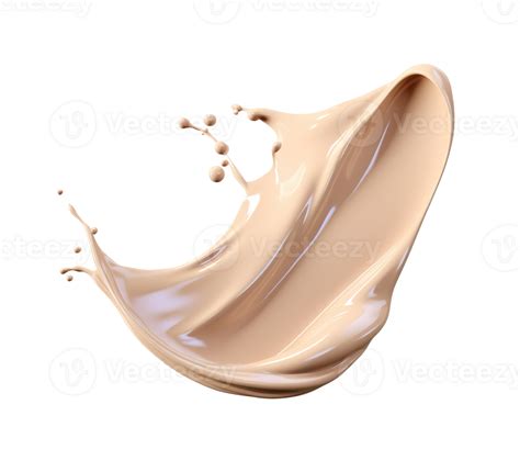 Ai Generated Generative Ai Png Liquid Makeup Foundation Smudge Fluid