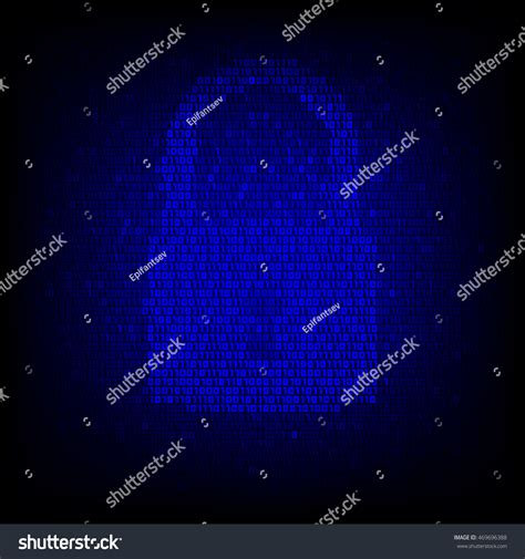 Security Concept Binary Code Lock Symbol เวกเตอร์สต็อก ปลอดค่า